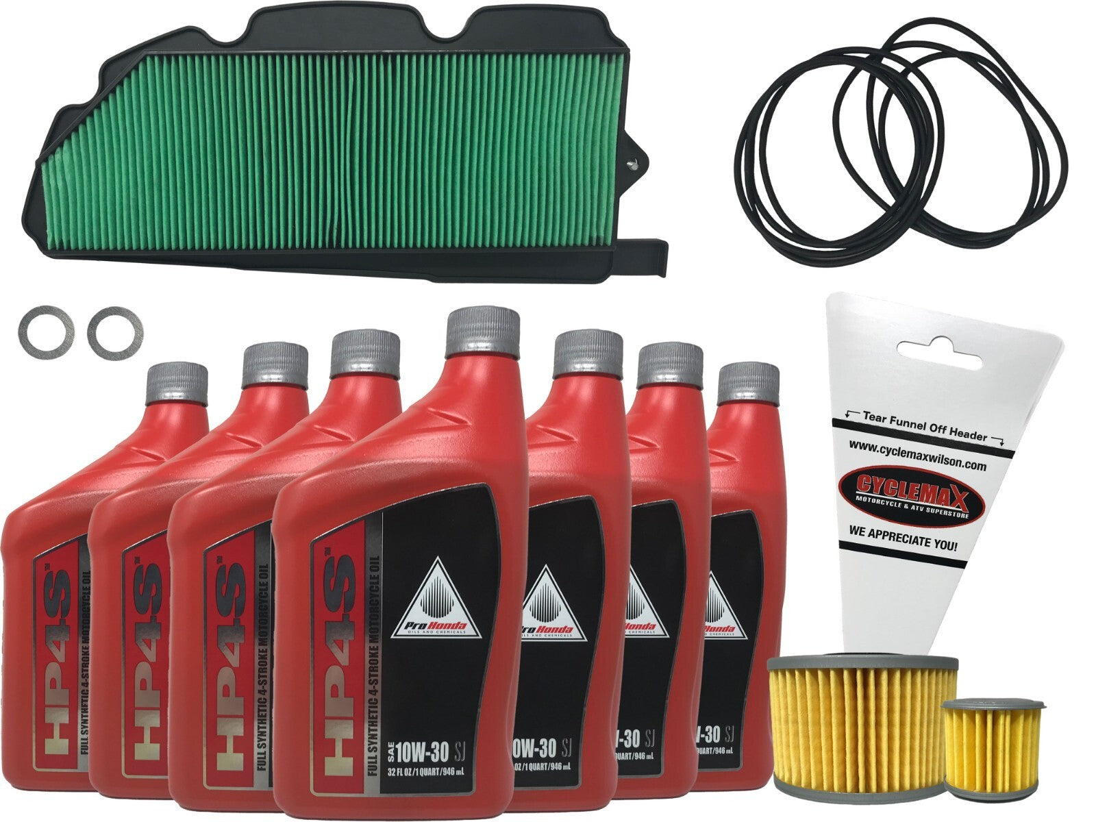 Honda HP4S Full Synthetic Maintenance Kit for 2016-2025 PIONEER 1000 ...