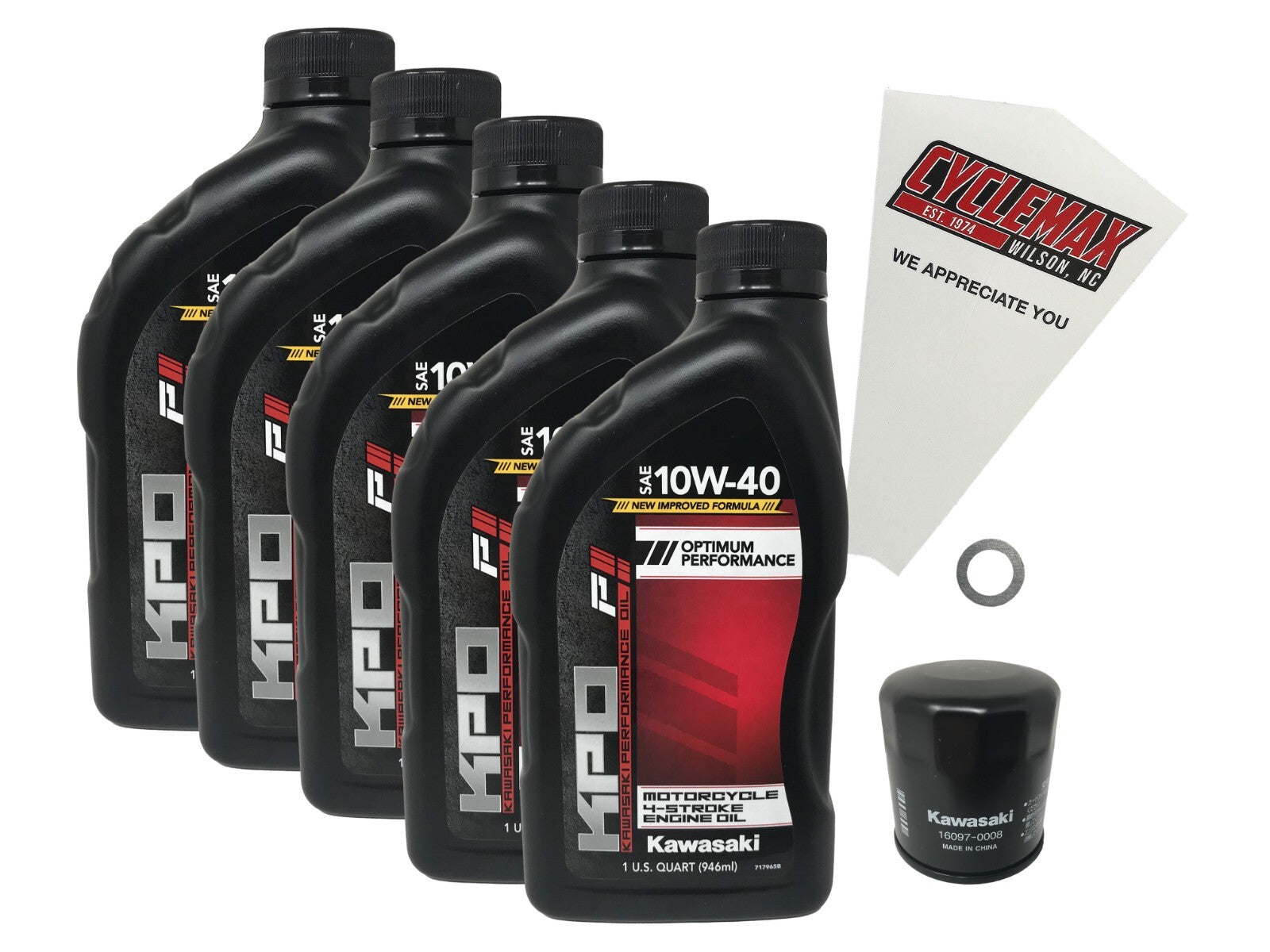Kawasaki KPO Standard Oil Change Kit for 2008-2022 CONCOURS 14 ...